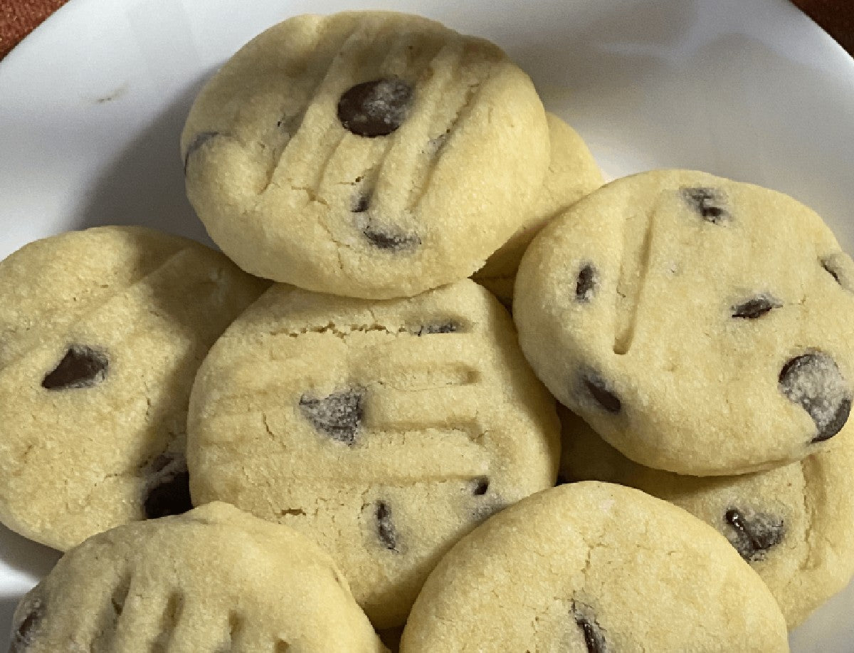 Vanilla Choco Chip Shortbread Cookies – For Cookies' Sake!